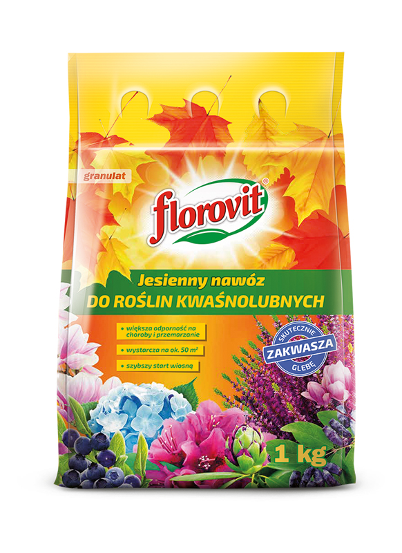 FLOROVIT nawóz do roślin kwaśnolubnych JESIENNY 1 KG - ochrona-roslin.sklep.pl
