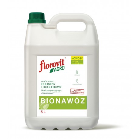 FLOROVIT AGRO BIONAWÓZ dla rolnictwa ekologicznego 5 L - ochrona-roslin.sklep.pl